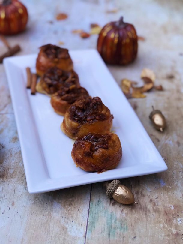 Sticky Maple Pecan Rolls